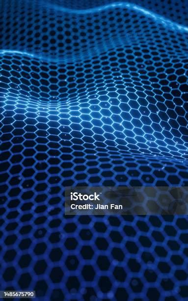 디지털 육각형 그래픽 배경 3d 렌더링 0명에 대한 스톡 사진 및 기타 이미지 0명 3차원 형태 가상현실 Istock