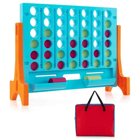 Costway Wall Mounted Or Tabletop Giant 4 In A Row Jumbo 4 To Score