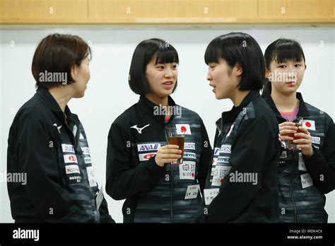 Tokyo Japan 20th Apr 2018 L R Miyu Nagasaki Sayaka Hirano Jpn