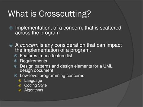 ppt do crosscutting concerns cause defects powerpoint presentation