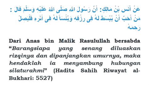 Cek Kaligrafi Hadits Tentang Silaturahmi