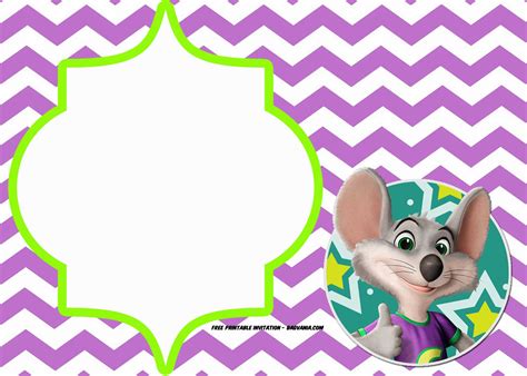 Free Printable Chuck E Cheese Invitations Printable Word Searches