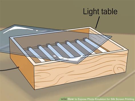 How To Expose Photo Emulsion For Silk Screen Printing Steps