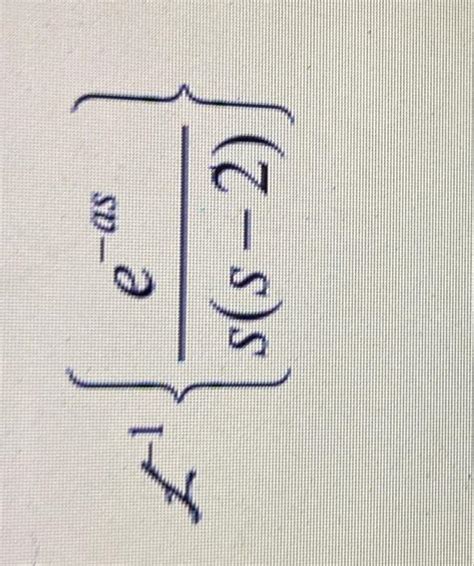 Solved L−1 S2122s L−1 S−52se−6s L−1 Ss−2e−as