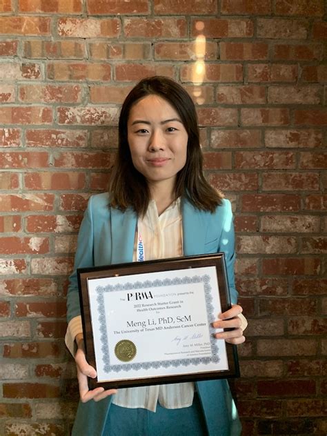 Meng Li Scm Phd — Phrma Foundation