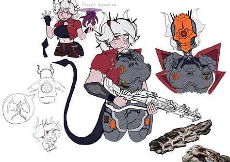 Beel With Doom Eternal Armor R Helltaker