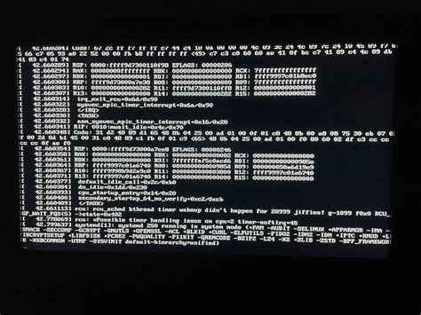 inconsistent boot behavior and errors on intel nuc home assistant os