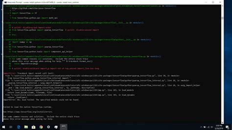 Importerror Dll Load Failed The Specified Module Could Not Be Found
