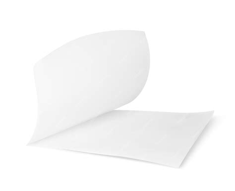 premium vector white square writing paper open notebook with curved edge