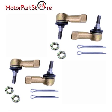 2 Sets Tie Rod End Kit For Honda Trx250r Fourtrax 250r 1986 1987 1988