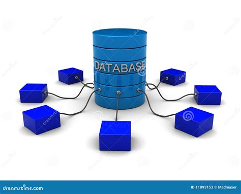 Database Network Stock Illustration Illustration Of Concepts 11093153