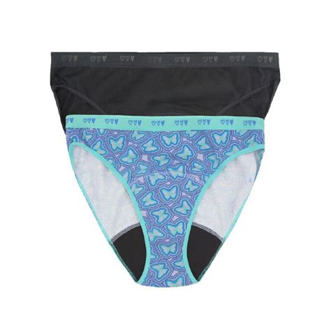 Love Luna Teens Period Bikini Briefs 2 Pack Green The Warehouse