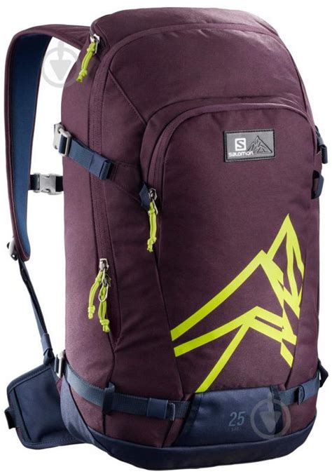 ᐉ Рюкзак Salomon L39781600 25 л бордовий • Краща ціна в Києві, Україні ...