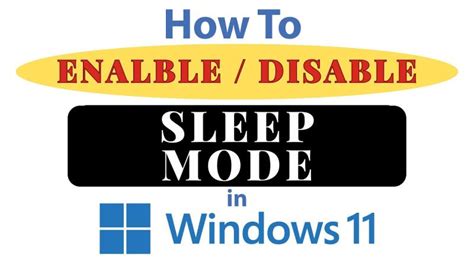 Craig Johnson On Linkedin How To Enable Or Disable Sleep Mode In Windows 11 Step By Step Guide
