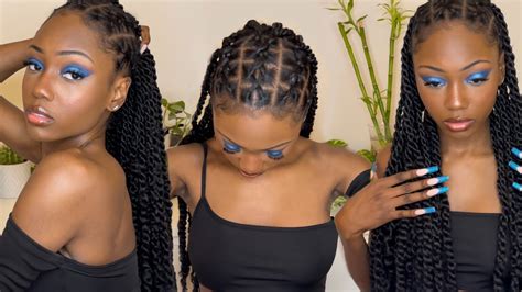 Crisscross Passion Twist Diy 2 Methods Youtube