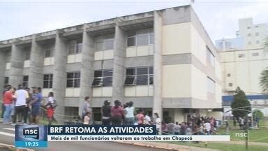 NSC Notícias SC BRF retoma linha de produção de frango 1 1 mil
