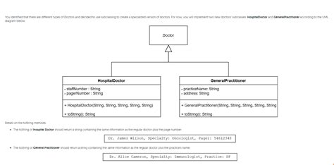 Solved Public Class Doctor Private String Fullname