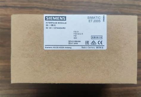 Et 200s Siemens Simatic Dp Interface Module Im 151 1 6es7151 1aa05