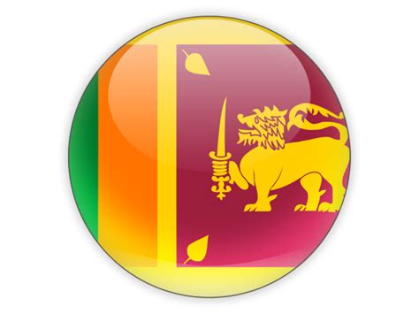 Sri Lanka Clipart Vector Round Country Flag Sri Lanka