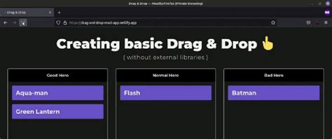 Creando un app que usa Drag and Drop con React sin librerías DEV Community
