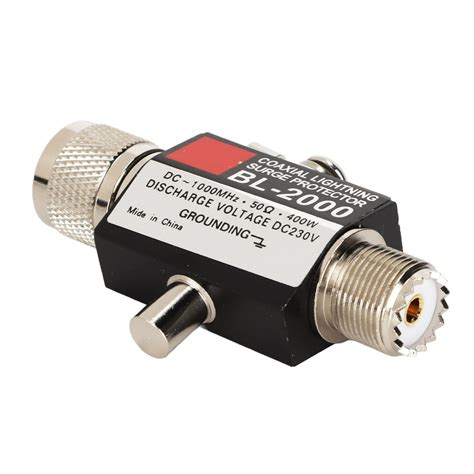 Protector Contra Rayos Pararrayos Coaxial Pl259 Pararrayos Coaxial