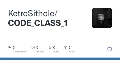 Github Ketrositholecodeclass1