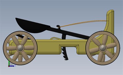 橡皮筋弹射器 SOLIDWORKS 模型图纸下载 懒石网