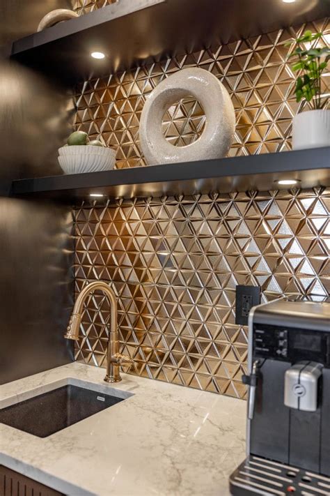 geo backsplash tile this fun geometric tile takes center stage geotile