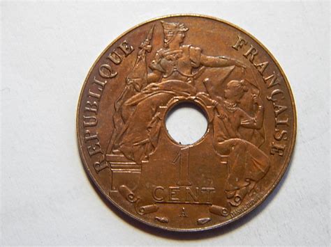 Francouzská Indochina 1 Cent 1938 UNC č00116 Aukro