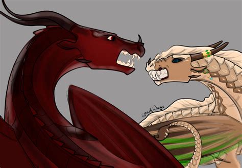 Wings Of Fire Wip The First Meet By Spadewings On Deviantart