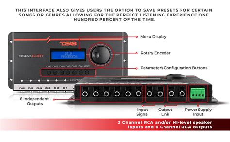 Amazon Com DS DSP DBT Channel In And Channel Out Digital Sound Processor With Bluetooth