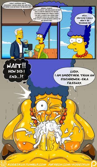 Marge Simpsons Oral Obsession Luscious Hentai Manga And Porn