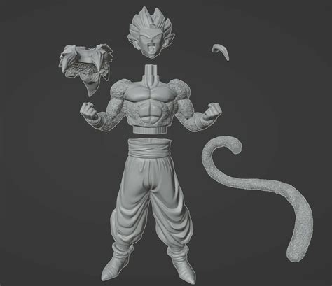 🦸 Son Gohan Ssj4・ 3d File For ・cults