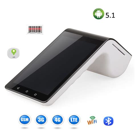 Handhold Android Smart Pos Device Wireless Card Reader Bluetooth