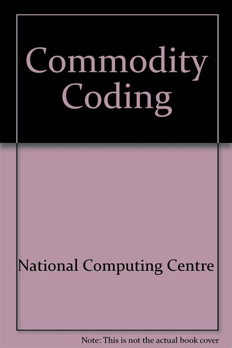 Commodity Coding Books