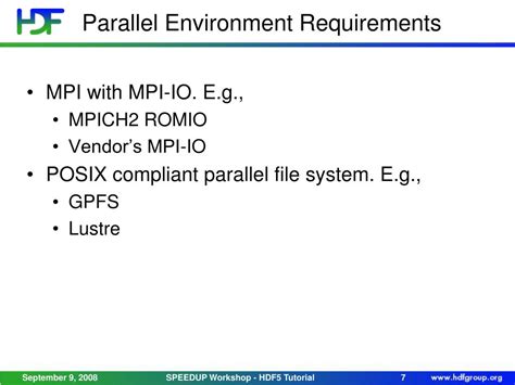 Ppt Parallel Hdf5 Tutorial Powerpoint Presentation Free Download Id4359921