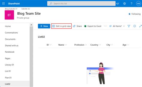 importing and exporting data from sharepoint online and excel