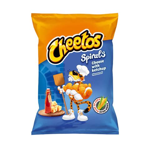 Cheetos Spirals Ketchup Chips 30g Poland Exotic Club Co