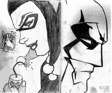 Harley Vs Batman By Ben113 On Deviantart