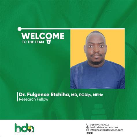 Health Data Acumen On Linkedin Medical Doctorate Benin Mph Diseases Africa Research