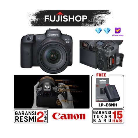Promo Canon Eos R5 Kit Rf 24 105mm F4 L Is Usm Camera Canon R5