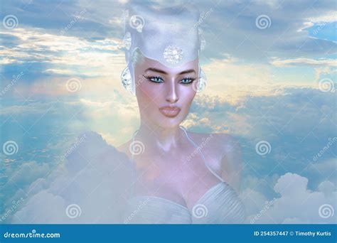 Aphrodite The Ancient Greek Goddess Of Sexual Love Stock Illustration