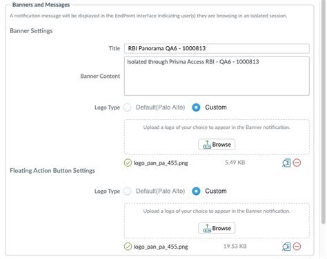 Configure Remote Browser Isolation