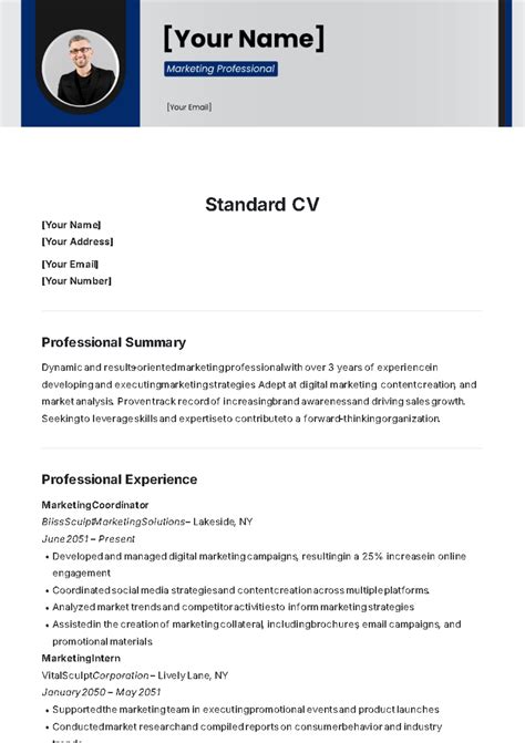 Free Standard Templates To Edit Online