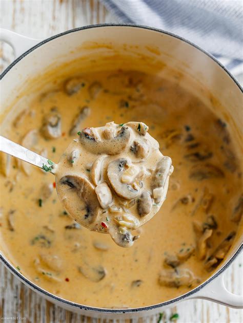 Creamy Mushroom Soup Recipe Cream Of Mushroom Soup Recipe — Eatwell101