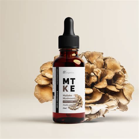 Abcd Organics® Maitake Mushroom Extract Tincture 1 3 Strength Double