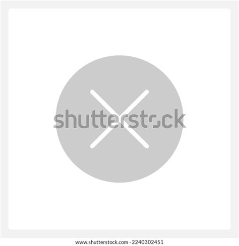 Shut Down Button Ui Element Template Stock Vector Royalty Free