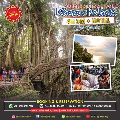 Paket Tour Bali 4 Hari 3 Malam Paket Wisata Murah