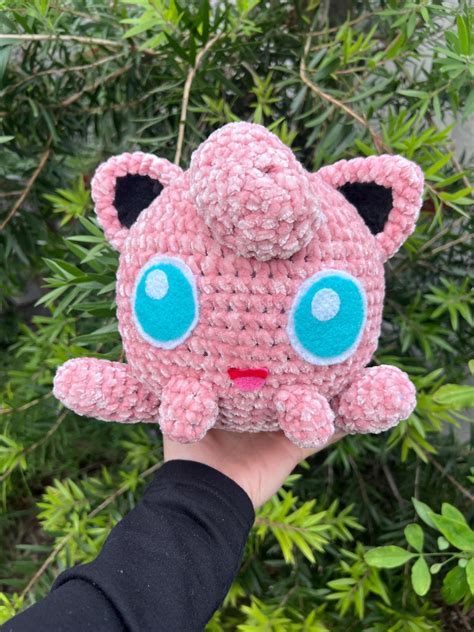 Big Jigglypuff Amigurumi Plush Doll Etsy