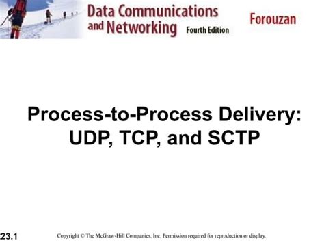 Tcp Udp Sctp Computer Networking Final Pptx